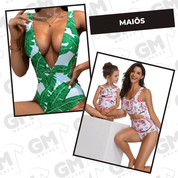 Pacote (Moda Praia e Moda Íntima) - GM MOLDES